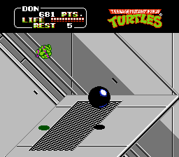 Screenshot of Teenage Mutant Ninja Turtles (NES, 1989) - MobyGames
