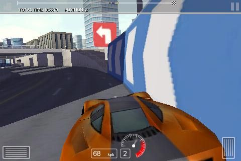 Screenshot of Fastlane Street Racing (iPhone, 2008) - MobyGames