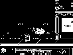 Screenshot of The Simpsons: Bart vs. the Space Mutants (ZX Spectrum ...