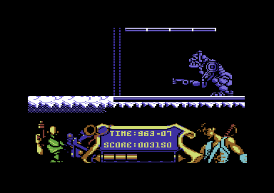 Screenshot of Strider (Commodore 64, 1989) - MobyGames