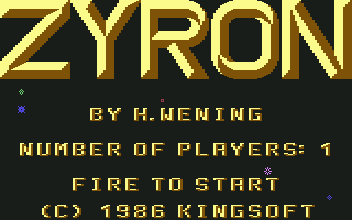 Zyron (1986) - MobyGames