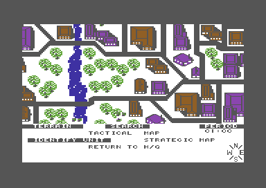 Screenshot of Under Fire! (Commodore 64, 1985) - MobyGames
