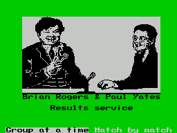 Screenshot of Football Manager: World Cup Edition 1990 (ZX Spectrum ...