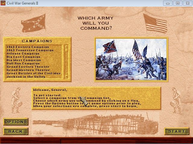 Screenshot of Grant - Lee - Sherman: Civil War 2: Generals (Windows, 1997) - MobyGames