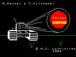 Screenshot of Panzer Attack (ZX Spectrum, 1984) - MobyGames