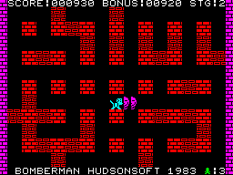 Screenshot of Eric and the Floaters (ZX Spectrum, 1983) - MobyGames