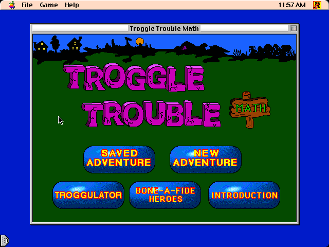 Troggle Trouble Math screenshots - MobyGames