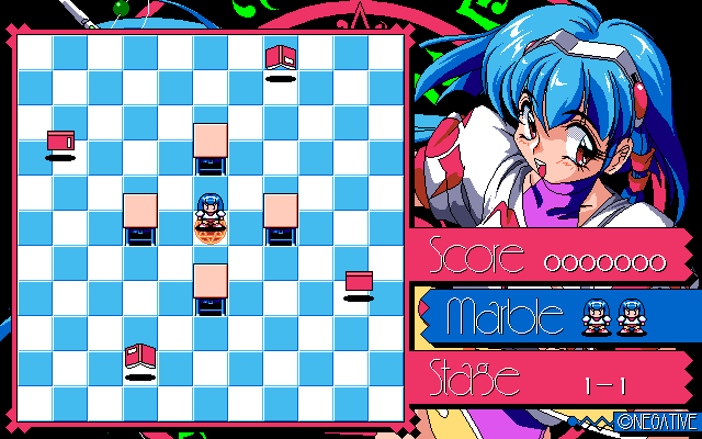 Screenshot of Marble Cooking (PC-98, 1994) - MobyGames