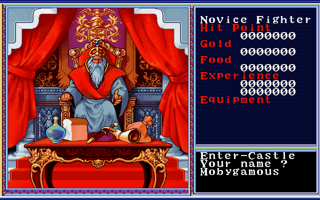 Screenshot of Revival Xanadu (PC-98, 1995) - MobyGames