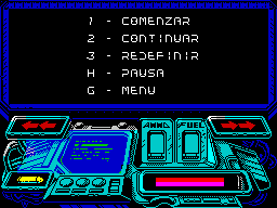 Screenshot of Buggy Ranger (ZX Spectrum, 1990) - MobyGames