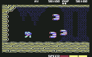 Screenshot of Side Arms Hyper Dyne (Commodore 64, 1986) - MobyGames