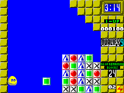 Screenshot of Plotting (ZX Spectrum, 1989) - MobyGames