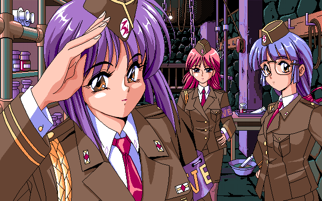 Screenshot of Marble Cooking (PC-98, 1994) - MobyGames