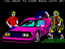Screenshot of Back to the Future Part II (ZX Spectrum, 1990) - MobyGames