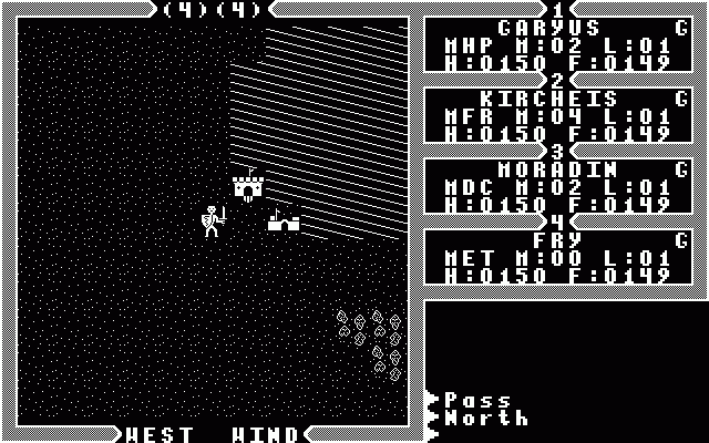 Screenshot of Exodus: Ultima III (Atari ST, 1983) - MobyGames