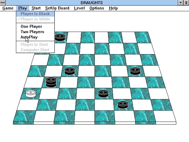 Screenshot of Draughts (Windows 3.x, 1993) - MobyGames