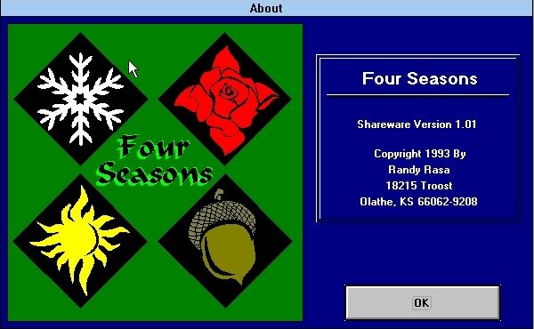 Screenshot of Four Seasons (Windows 16-bit, 1993) - MobyGames