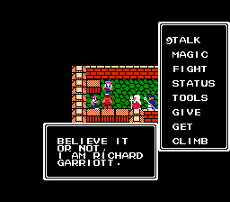 Screenshot of Exodus: Ultima III (NES, 1983) - MobyGames