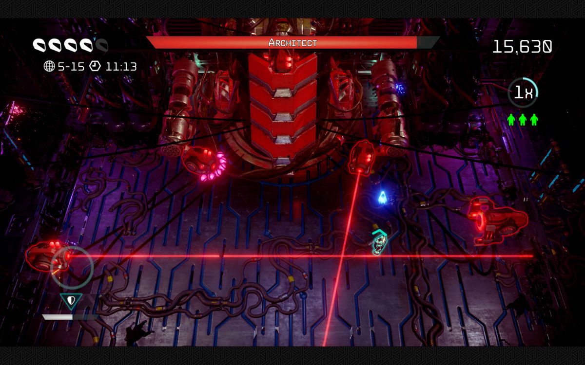 Screenshot of Nex Machina (Windows, 2017) - MobyGames