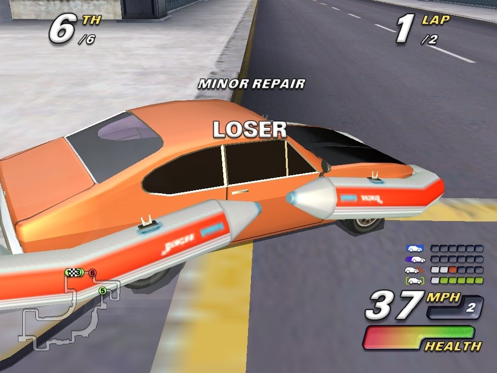 Screenshot of London Racer: Destruction Madness (Windows, 2005) - MobyGames
