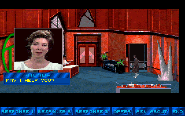 Screenshot of Martian Memorandum (DOS, 1991) - MobyGames