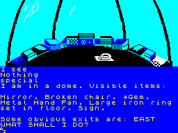 Screenshot of The Hulk (ZX Spectrum, 1984) - MobyGames