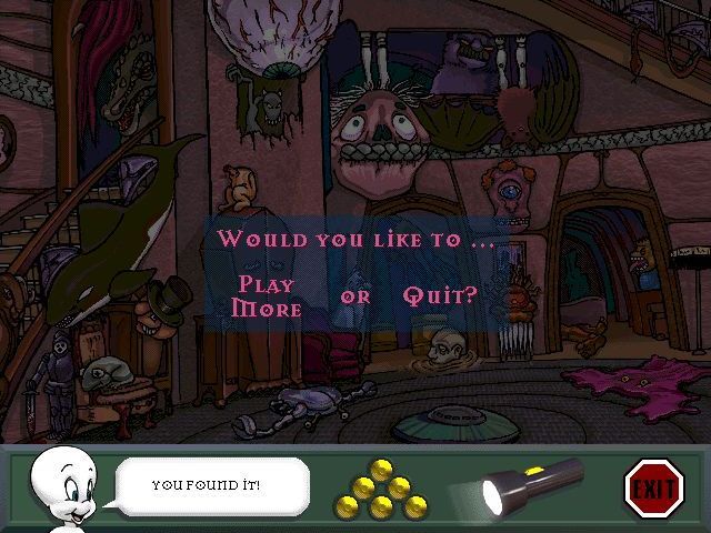 Screenshot of Casper's Treasure Hunt (Windows, 1997) - MobyGames