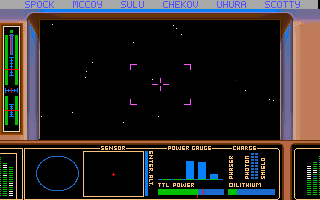 Screenshot of Star Trek V: The Final Frontier (DOS, 1989) - MobyGames