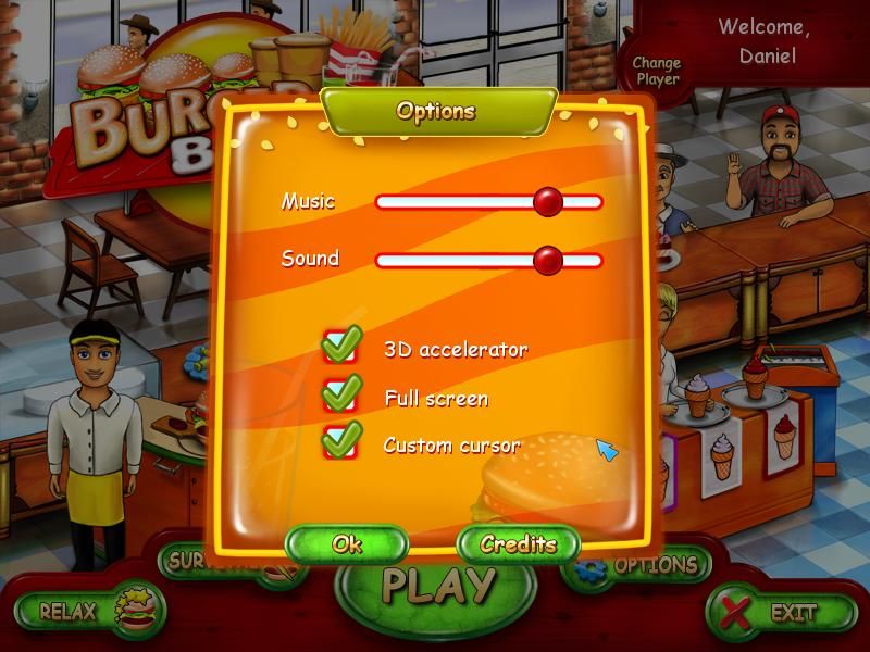 Screenshot of Burger Bustle (Windows, 2010) - MobyGames