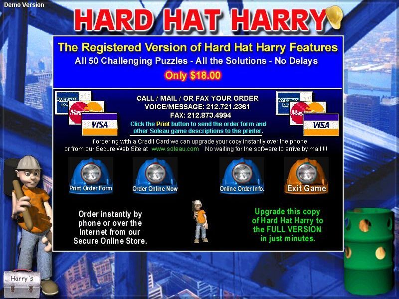 Screenshot of Hard Hat Harry (Windows, 2003) - MobyGames