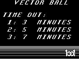 Screenshot of Vectorball (ZX Spectrum, 1988) - MobyGames