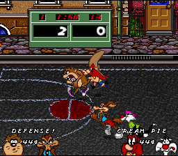 Screenshot of Looney Tunes B-Ball (SNES, 1994) - MobyGames