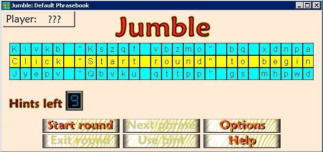 Jumble screenshots - MobyGames