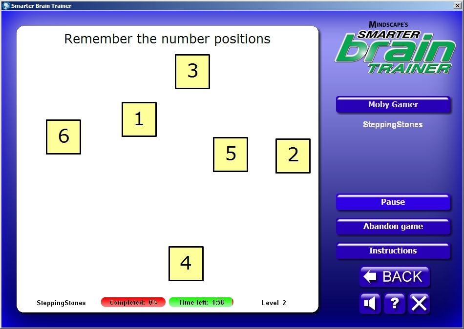 Screenshot of Smarter Brain Trainer (Windows, 2009) - MobyGames