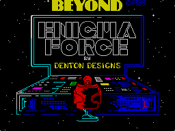 Screenshot of Enigma Force (ZX Spectrum, 1985) - MobyGames