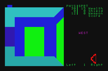 Screenshot of Advanced Dungeons & Dragons: Treasure of Tarmin Cartridge (Mattel Aquarius, 1983 ...