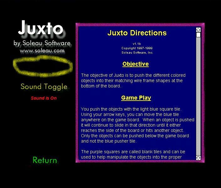 Screenshot of Juxto (Windows, 1997) - MobyGames
