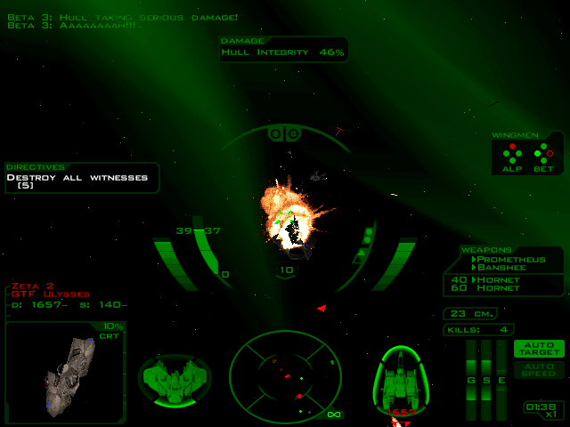 Screenshot of Descent: Freespace - Silent Threat (Windows, 1998 ...