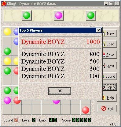 Screenshot of Kling! (Windows, 1997) - MobyGames