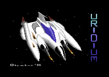 Screenshot of Uridium (Commodore 64, 1986) - MobyGames