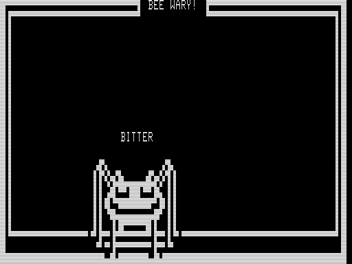 Screenshot of Bee Wary (TRS-80, 1979) - MobyGames
