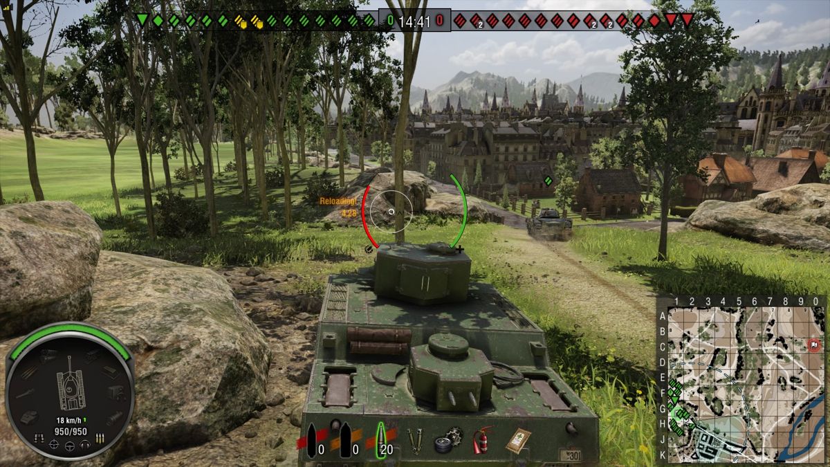 Screenshot of World of Tanks: The Nameless Loaded (PlayStation 4, 2017 ...