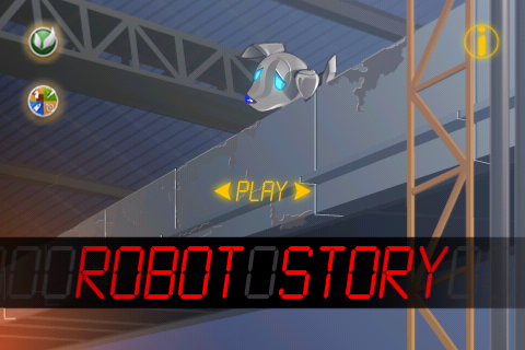 Screenshot of Robot Story (iPhone, 2010) - MobyGames