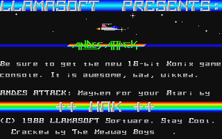 Andes Attack screenshots - MobyGames