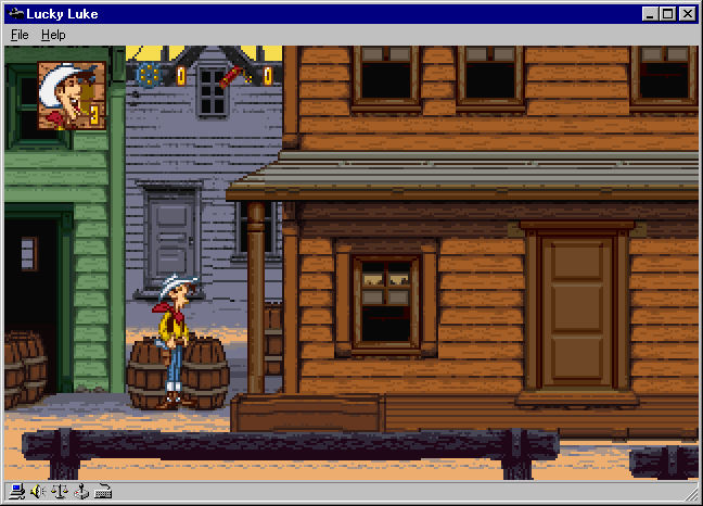 Screenshot of Lucky Luke (Windows, 1997) - MobyGames