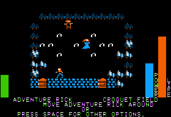 Screenshot of Stuart Smith's Adventure Construction Set (Apple II, 1985) - MobyGames