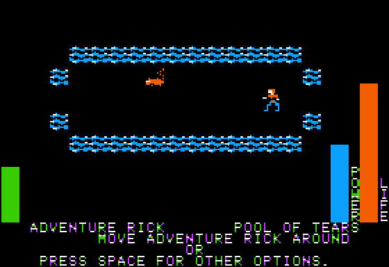 Screenshot of Stuart Smith's Adventure Construction Set (Apple II, 1985) - MobyGames