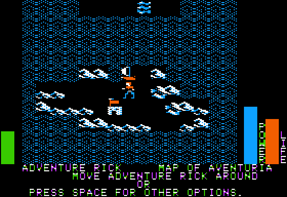Screenshot of Stuart Smith's Adventure Construction Set (Apple II, 1985) - MobyGames