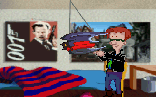 Screenshot of Agent XXL und das Geheimnis der Quadrate (DOS, 1996 ...