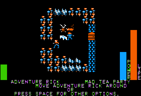 Screenshot of Stuart Smith's Adventure Construction Set (Apple II, 1985) - MobyGames